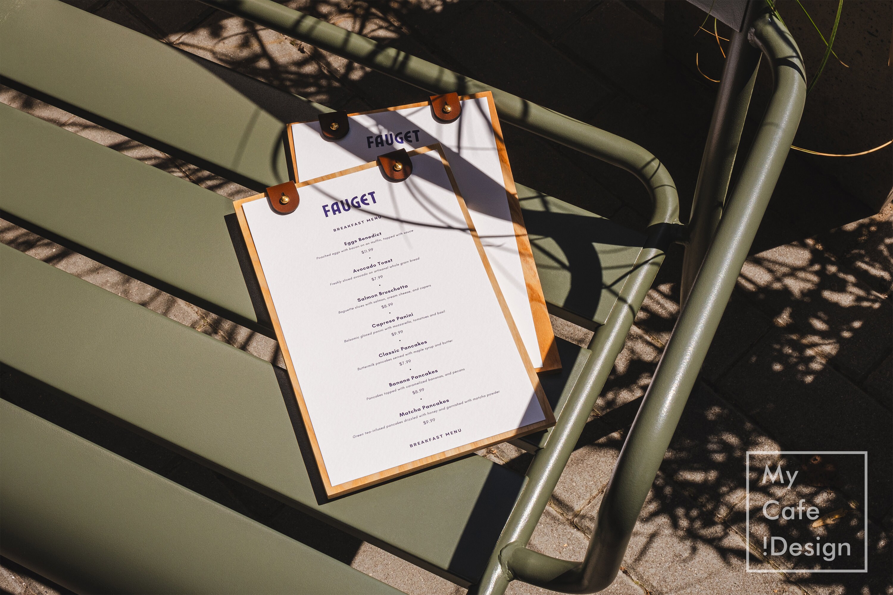 Wood Menu Holder for Restaurant With Logo Engraving Option, Custom Menu ...