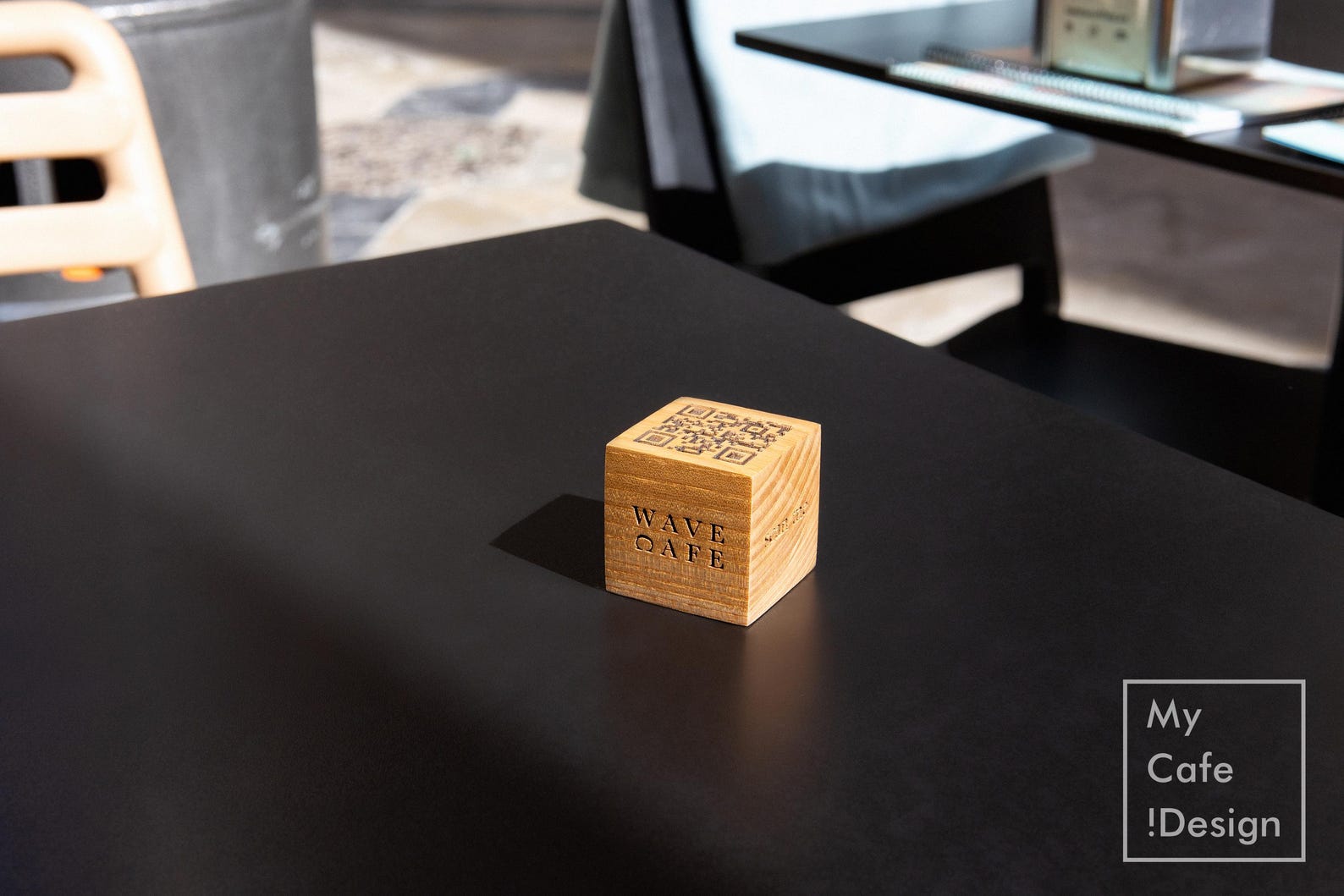 Custom Ash Wood QR Code Table Sign: Restaurant Table Number, Set of 10 ...