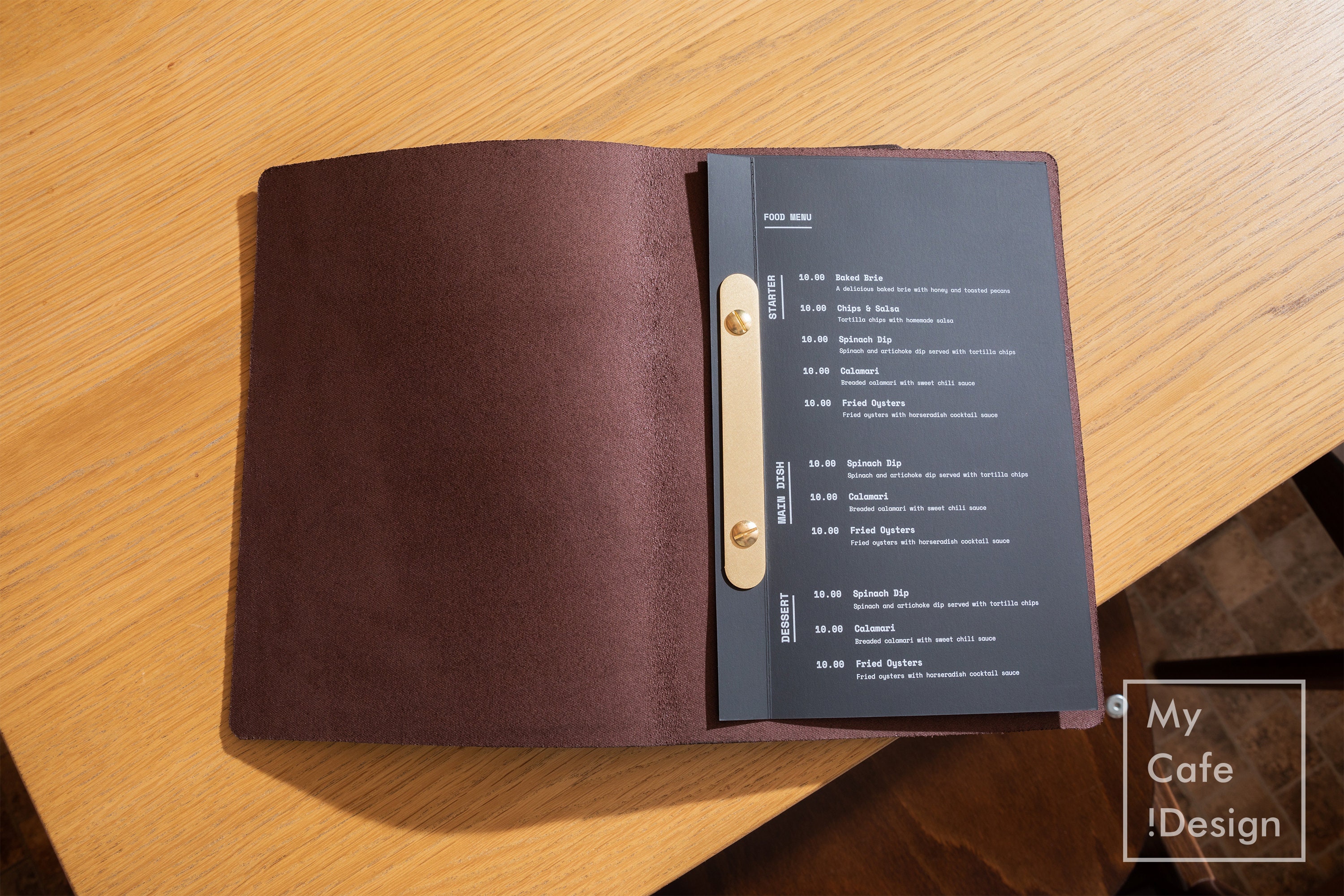 Leather Menu Holder, Restaurant Menu Cover, Personalized Menu Book ...