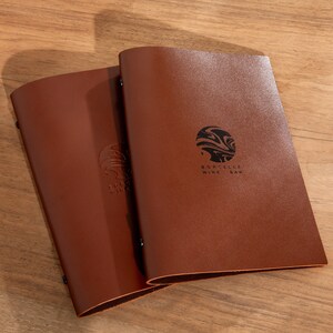 Leather Menu Cover, Restaurant Menu Holder With Logo, Menu with Sleeves ...