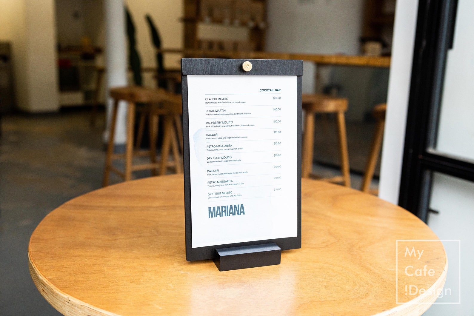 Wooden Table Tent, Menu Holder, Wood Clipboard, Table Stand Menu ...