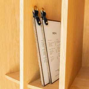 Wooden Menu Board for Restaurant, Custom Menu Holder, Wood Bar Menu ...
