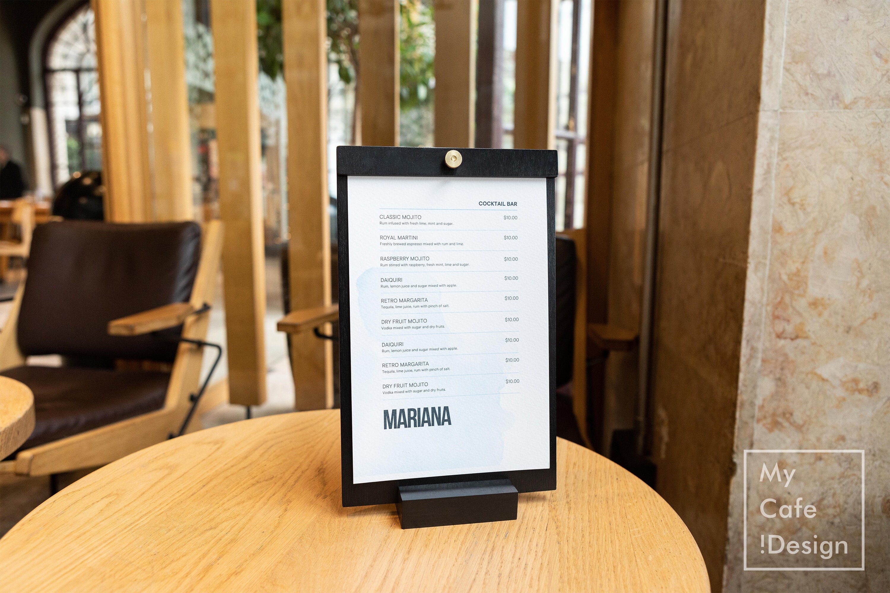 Wooden Table Tent, Menu Holder, Wood Clipboard, Table Stand Menu ...