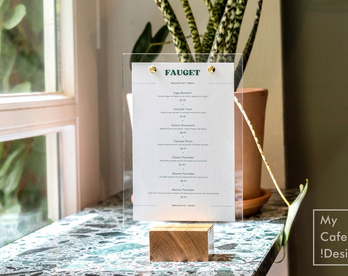 Table Menu Stand, Restaurant Table Tents, Table Top Display Stand for ...