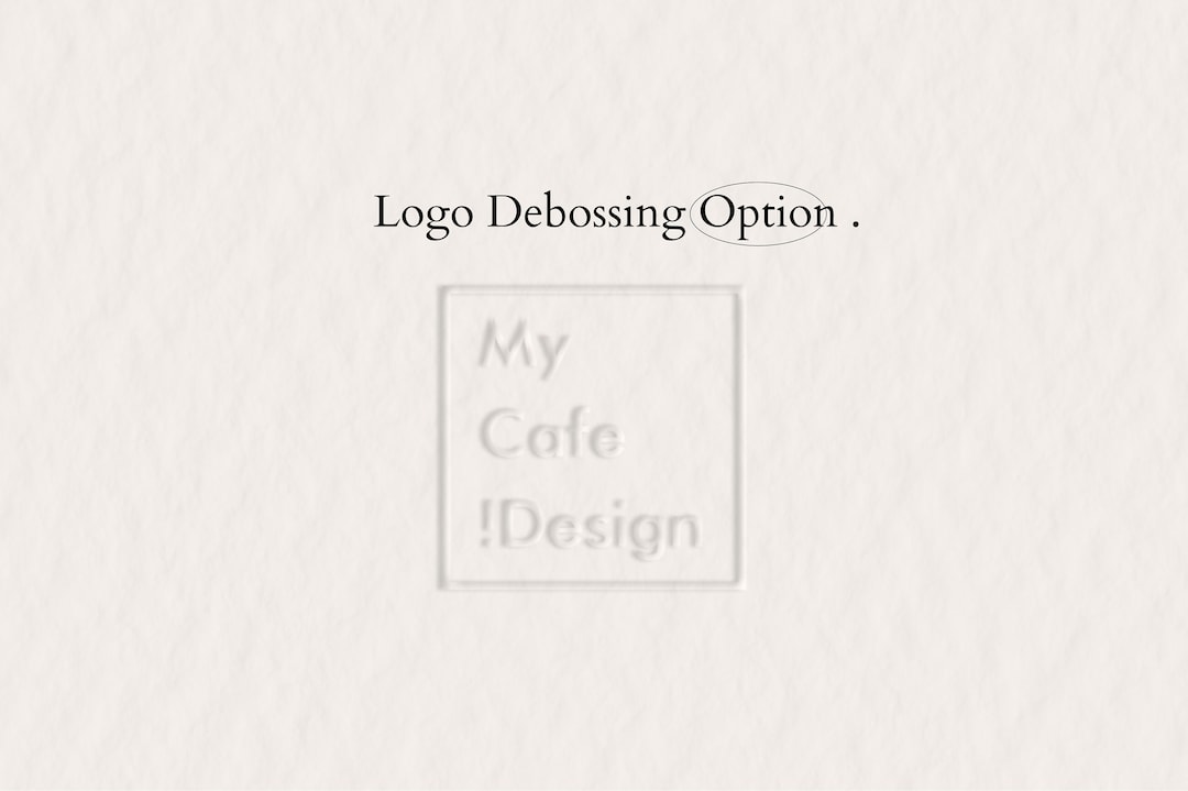 Branding With Logo Debossing / SMALL Size (up to 5х5 Cm) - Etsy