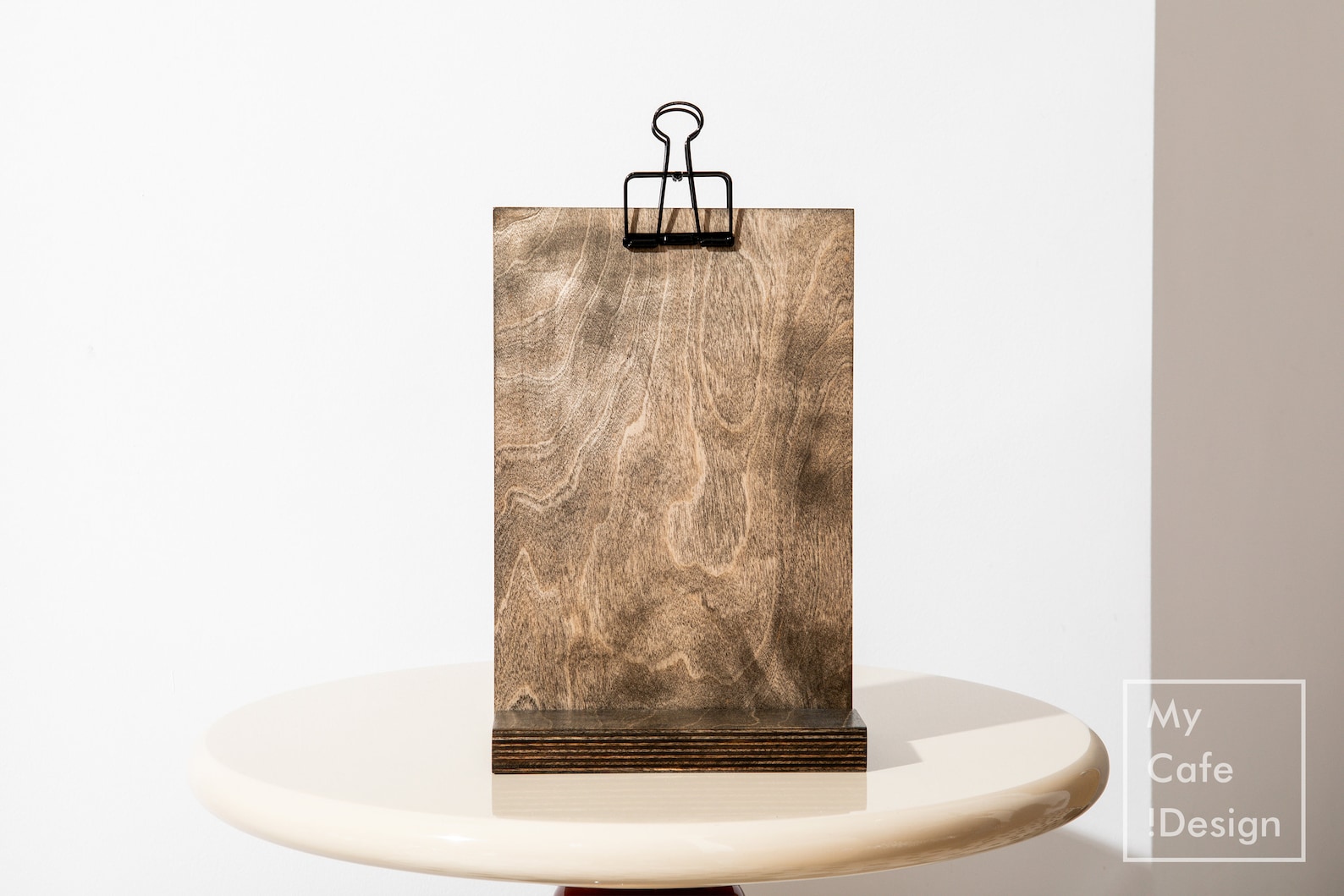 Wood Table Tent for Restaurant, Menu Holder, Custom Menu Board ...