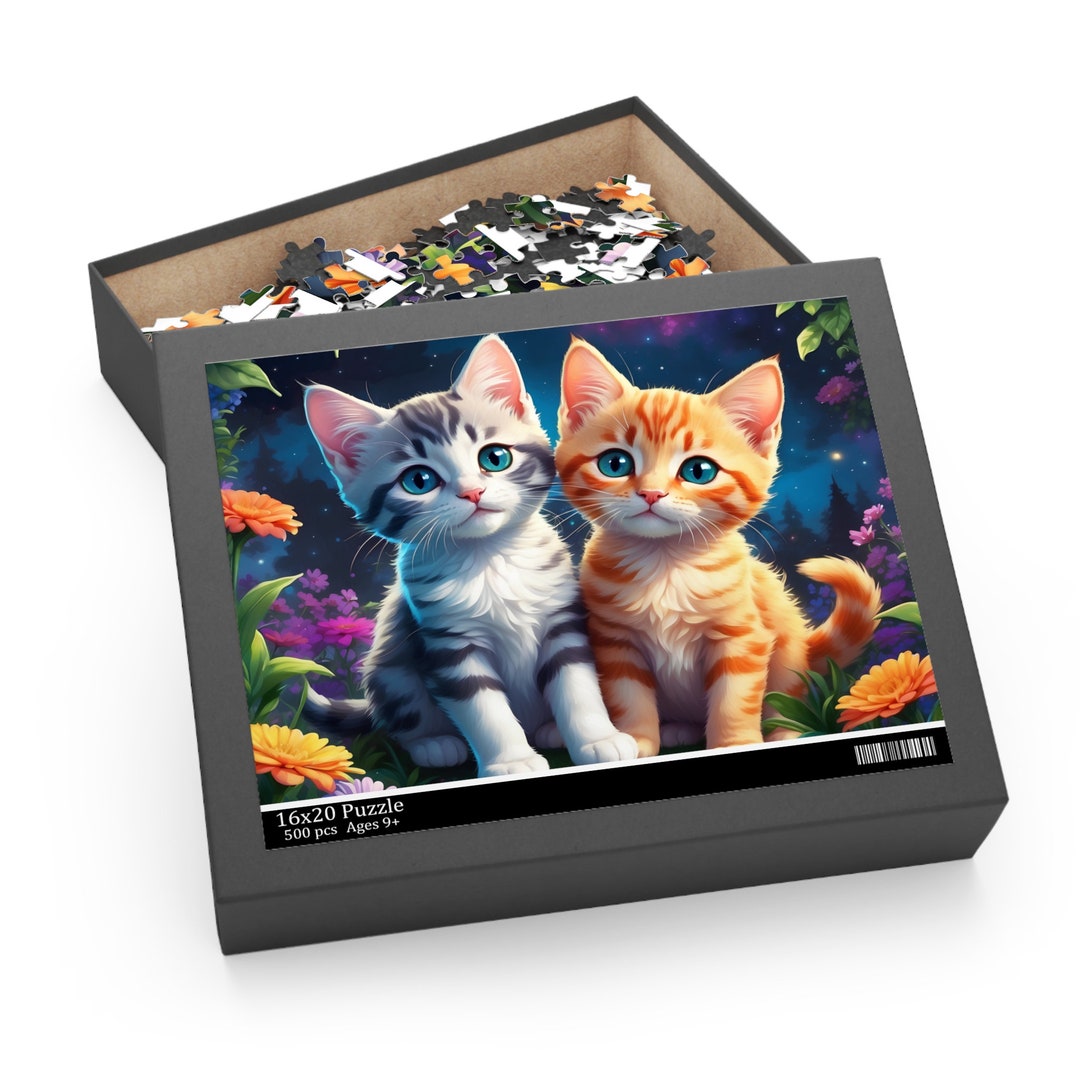 Cats Jigsaw Puzzle 120, 252, 500-piece, Photo Puzzle Valentine's Day ...
