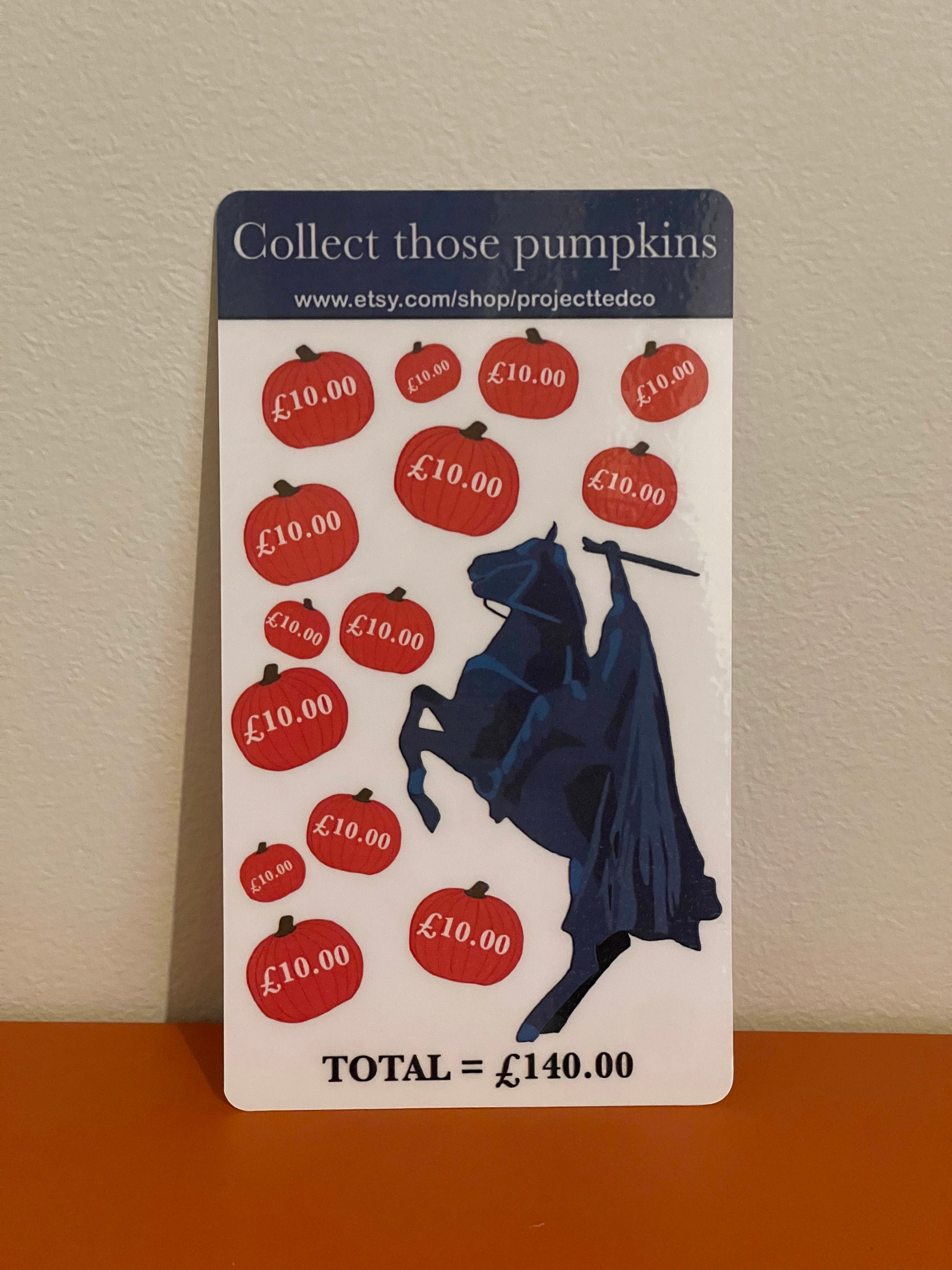 Horror Themed Savings Challenge SLEEPY HOLLOW Inspired. Savings ...