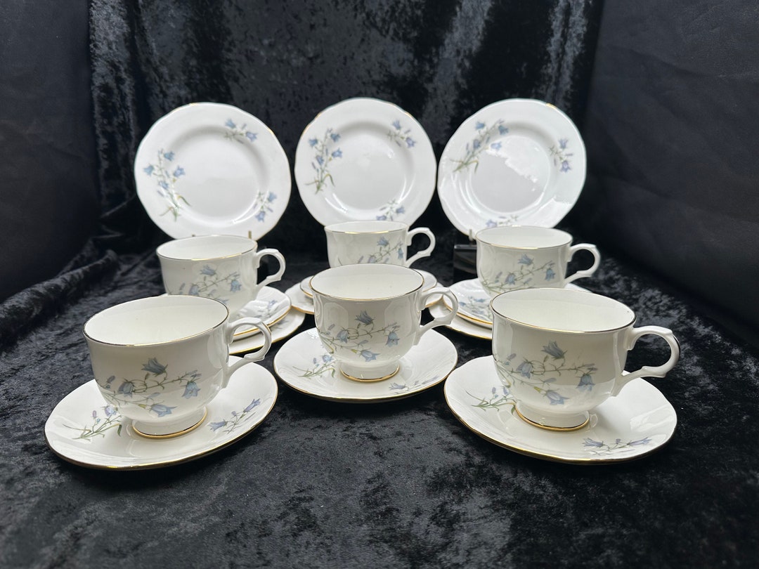 Sadler Wellington Herebell Set Six Vintage Bone China Trios Teaset ...