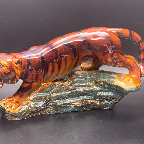 Ceramic Tiger - Etsy UK