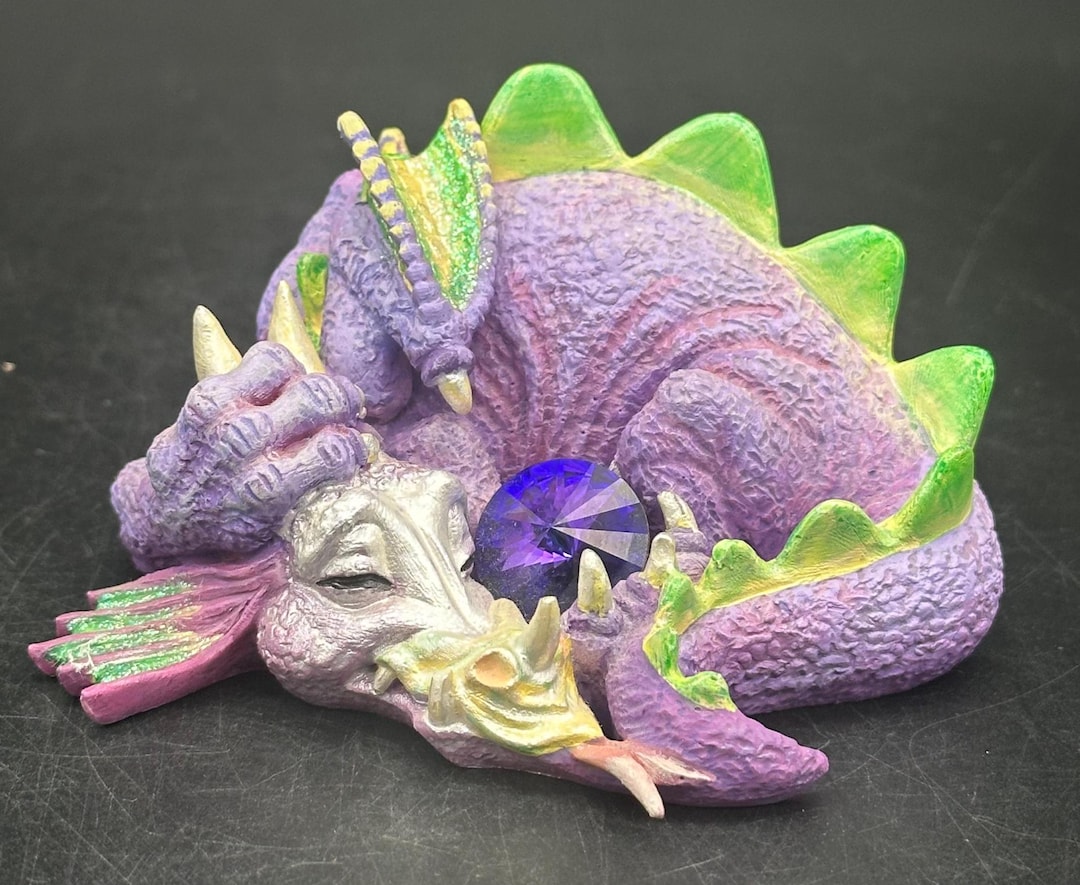 Mood Dragons Snoozy Figurine Franklin Mint Limited Edition Numbered ...