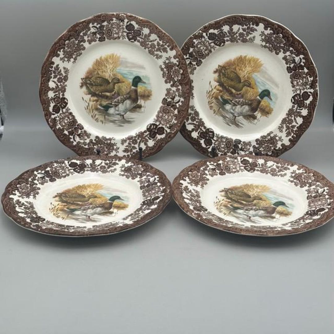 Royal Worcester Palissy Game Series Dinner Plates 10" Set of Four - Etsy