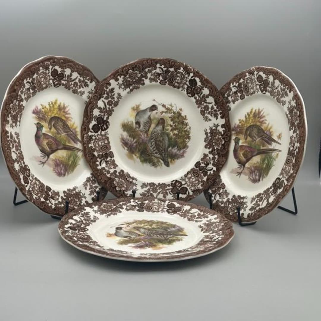 Royal Worcester Palissy Game Sereies Dinner Plates 10" Set of Four - Etsy