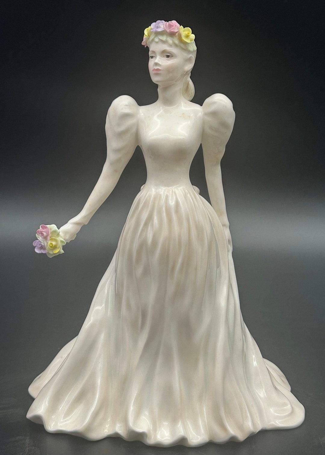 Coalport Ladies of Fashin Bride Bone China Figurine - Etsy UK