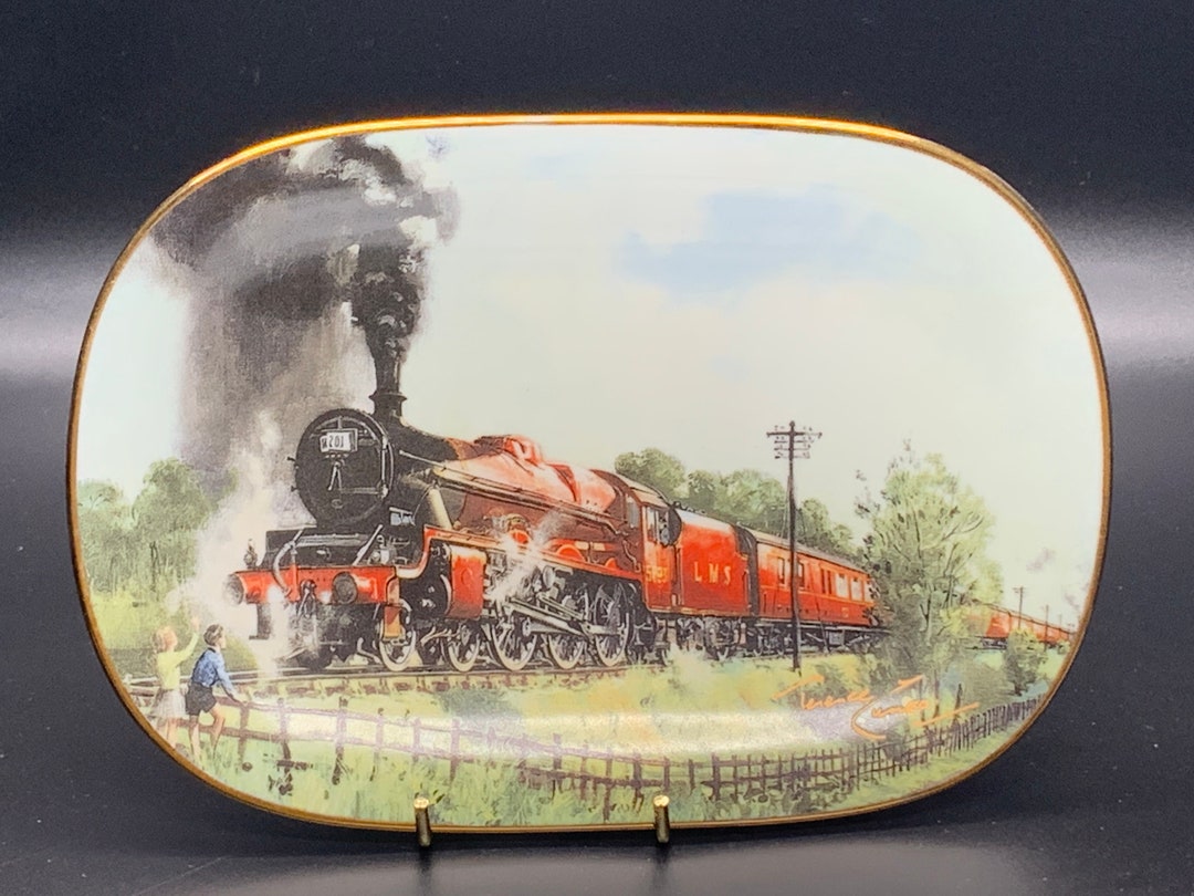 Davenport Pottery Bradford Exchange Train Collectors Plate - Etsy