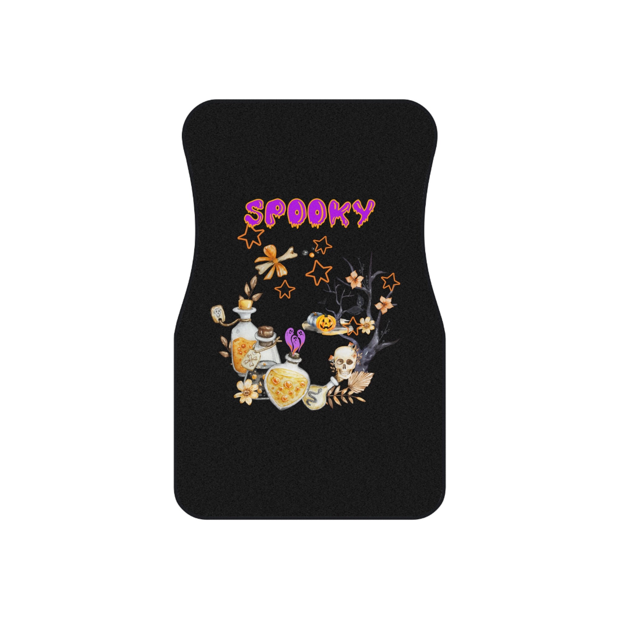 Halloween Themed Spooky Scripted Car Mats set of - Etsy