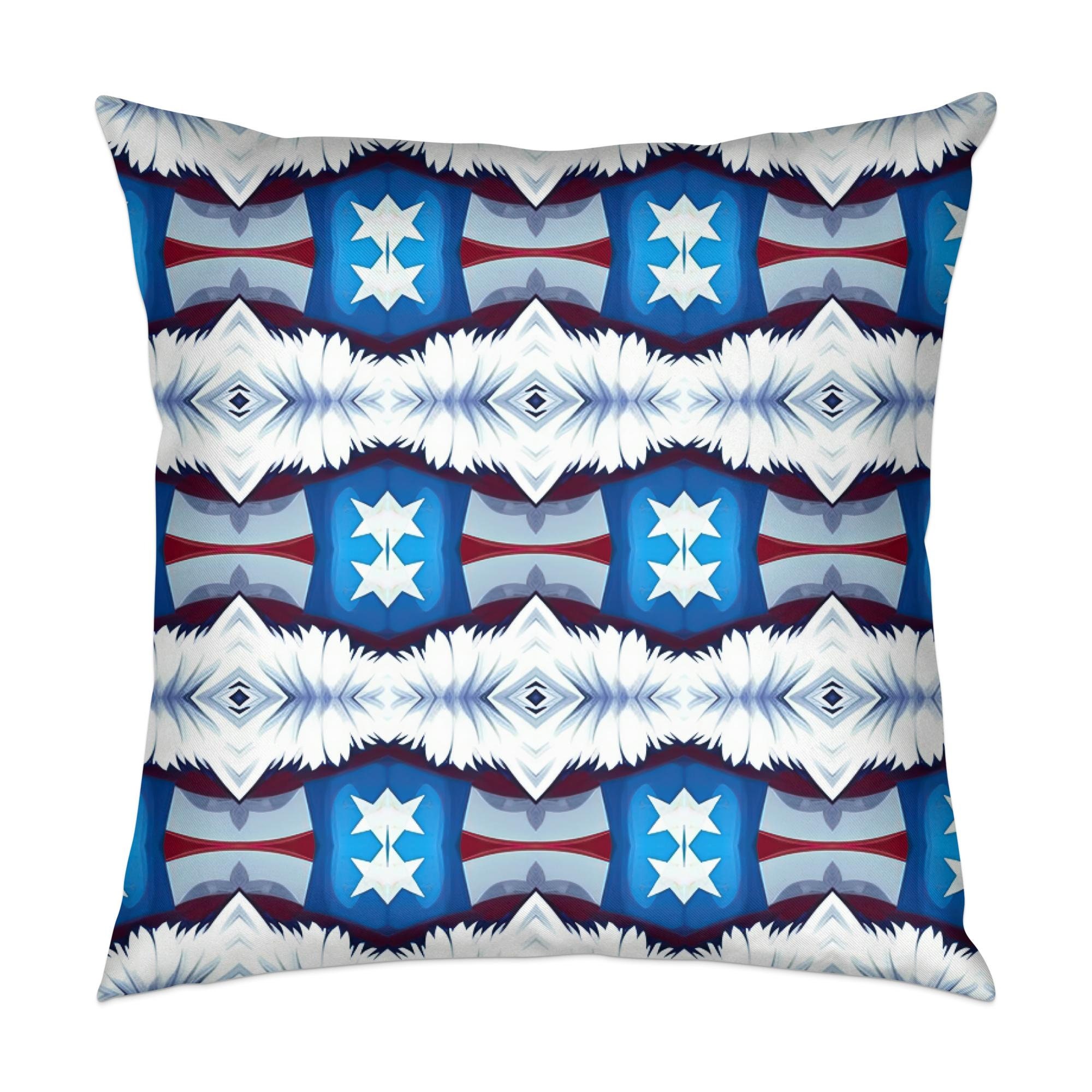 Abstract Geometric Pattern Pillow, Decorative Throw Pillow, Modern ...