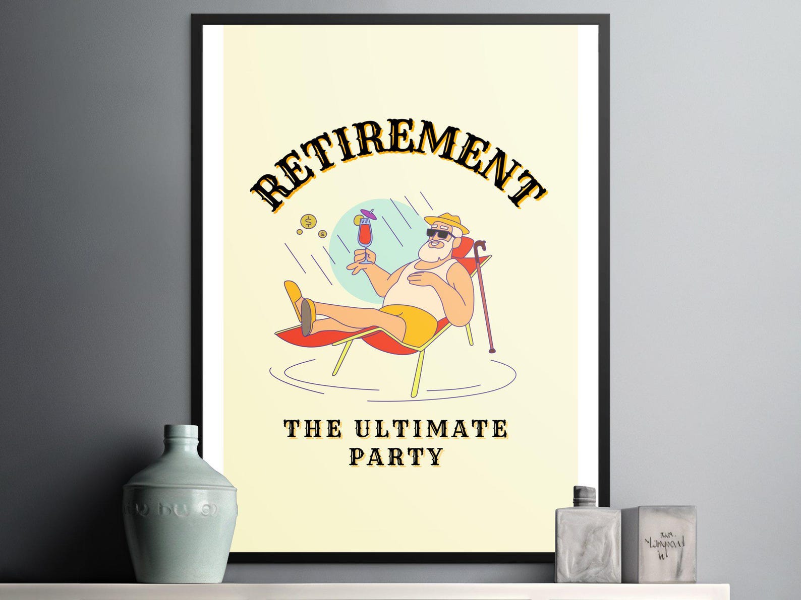 Funny Retirement Party Invitation, Digital Download, Retirement ...