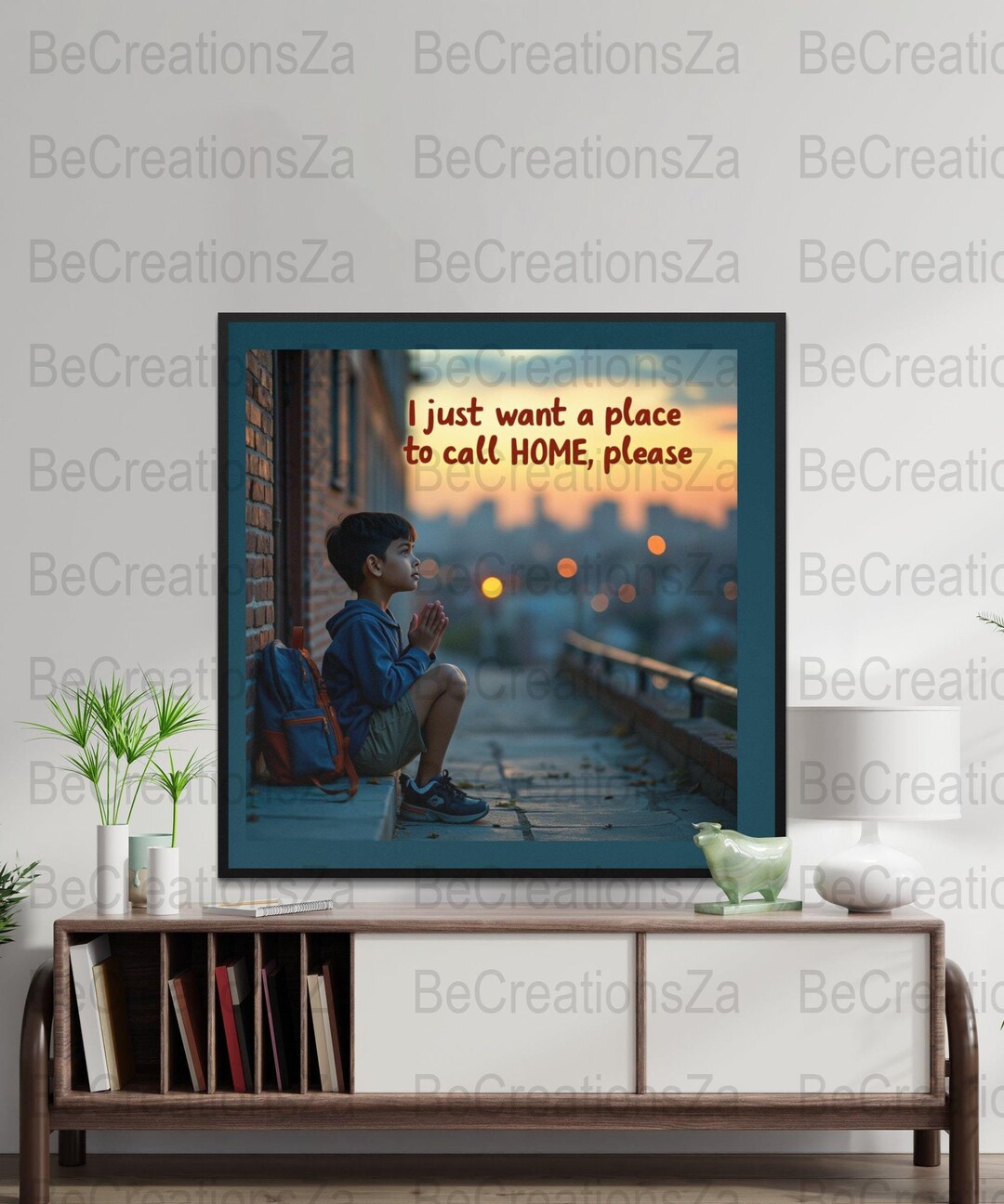 Sunset Cityscape Quote Print, Inspirational Home Decor Digital Download ...