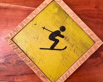 Custom Ski Run Sign Wedding Gifts Ski Decor - Etsy