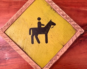 Ceramic Gone Riding Sign Gone Horseback Riding Sign - Etsy