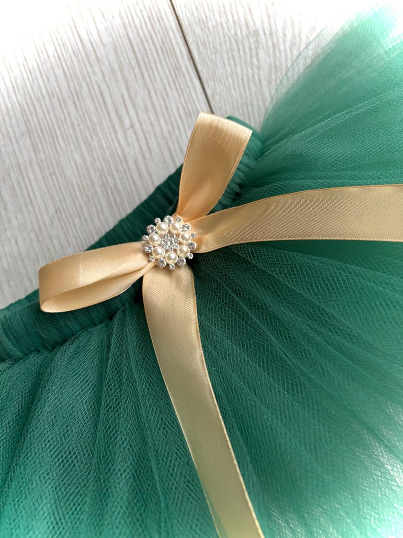 Green Ogre Tutu Costume With Ears Headband and Jewelled Crown: Tulle ...