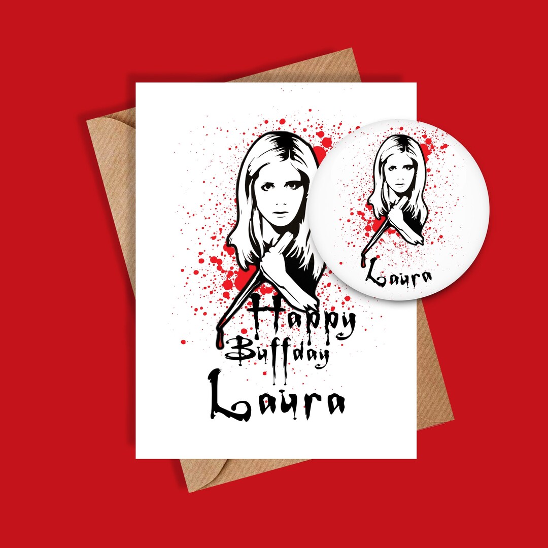 Buffy the Vampire Slayer Badge Personalised Buffy the Vampire - Etsy
