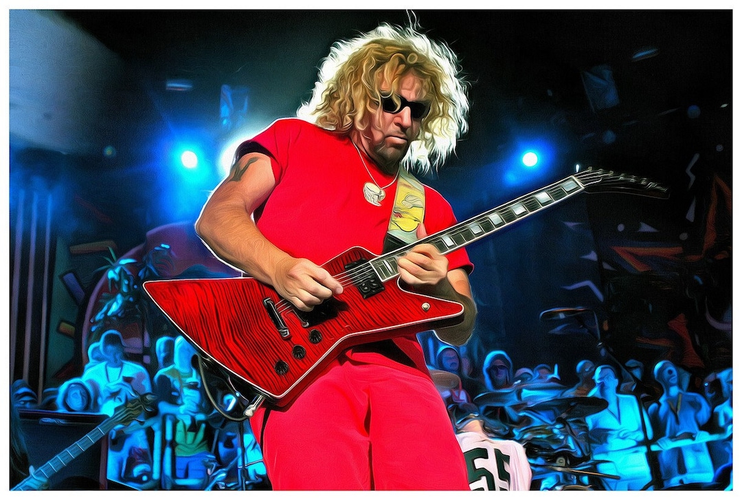 Sammy Hagar Art, Cotton Canvas Print - Etsy
