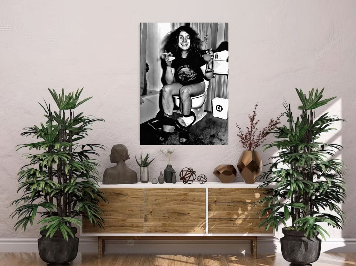 Ozzy Osbourne Art Real Cotton Canvas Print. Frame Ready for - Etsy