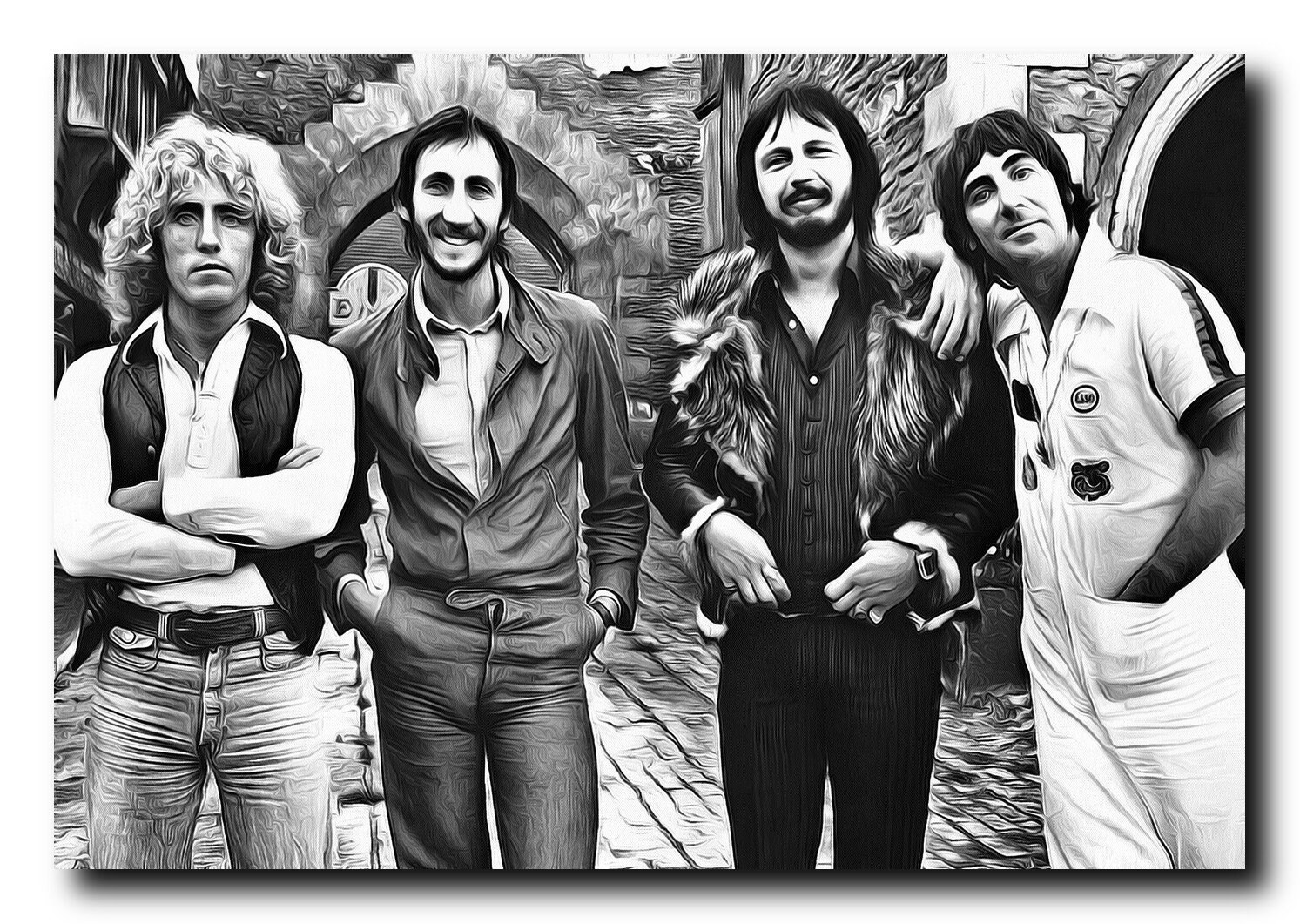 The Who Art Real Cotton Canvas Print. Frame Ready for Dorm - Etsy