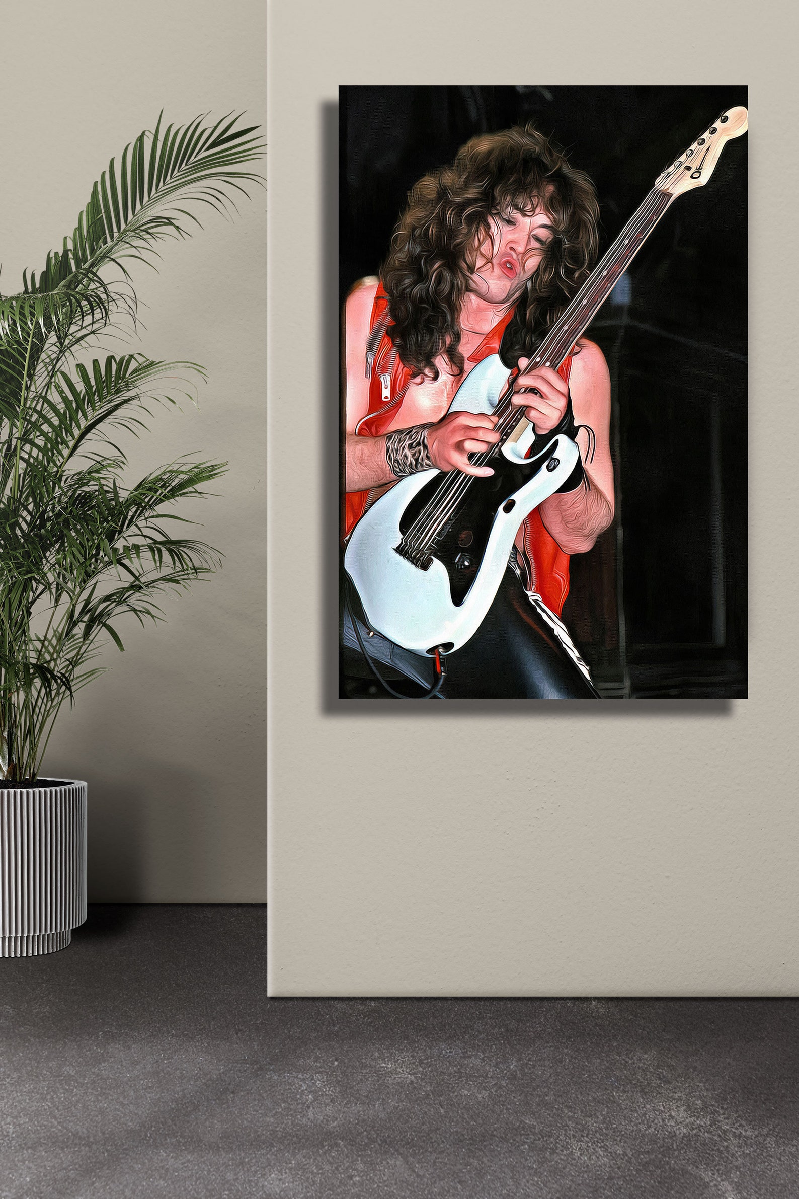 Jake E Lee Art, Cotton Canvas Print, Digital Brush Art - Etsy