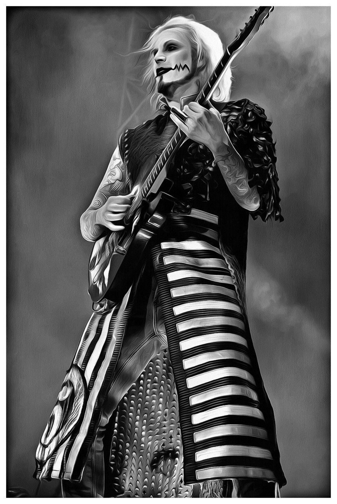 John 5 Art Real Cotton Canvas Print. Frame Ready for Dorm, Office ...