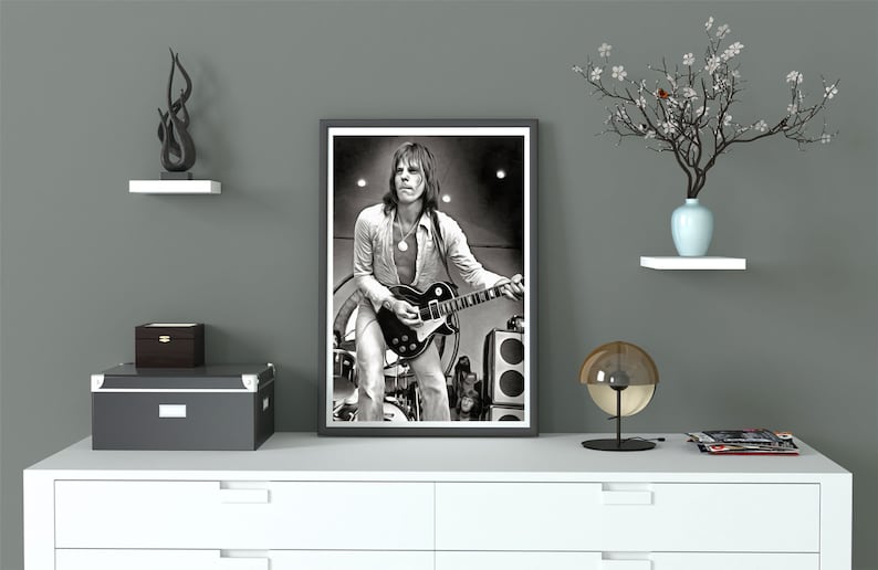 Jeff Beck Art Real Cotton Canvas Print. Frame Ready for Dorm - Etsy