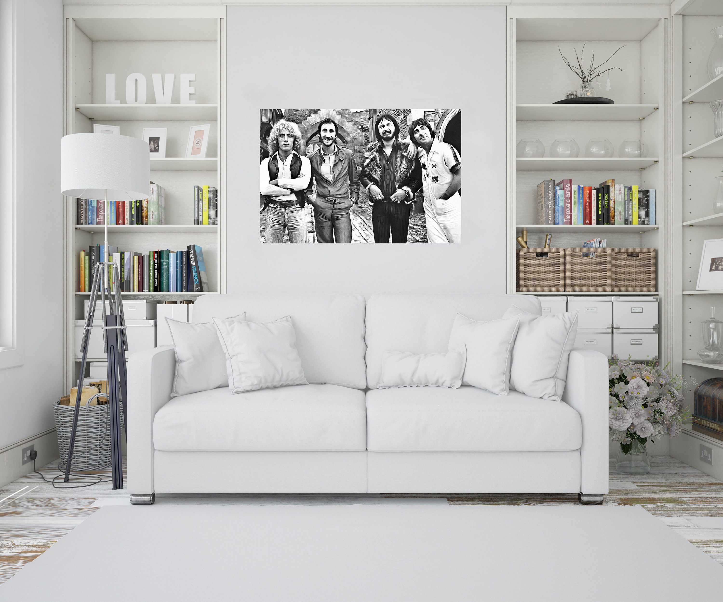 The Who Art Real Cotton Canvas Print. Frame Ready for Dorm - Etsy