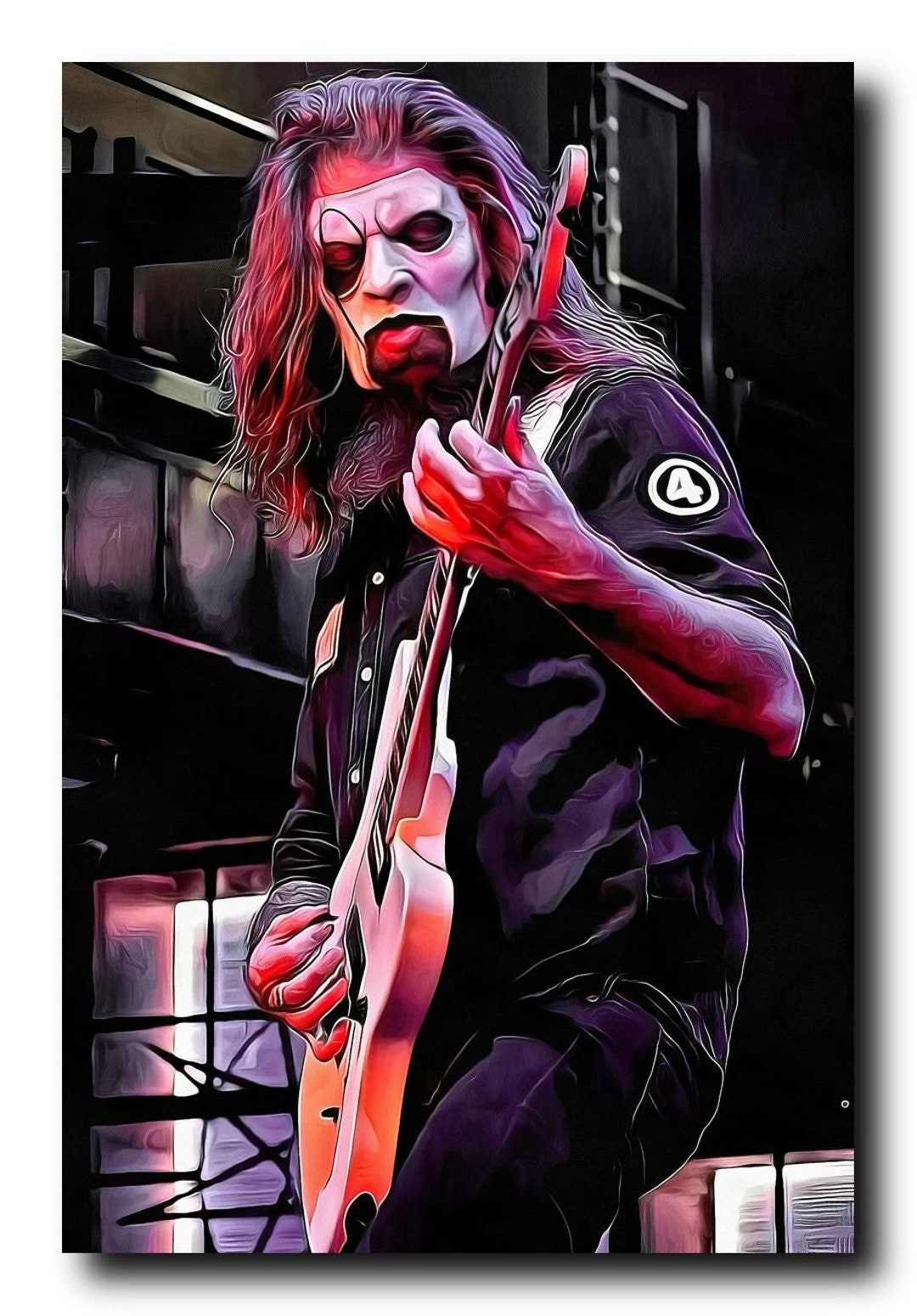 Jim Root Art Real Cotton Canvas Print. Frame Ready for Dorm, Office ...