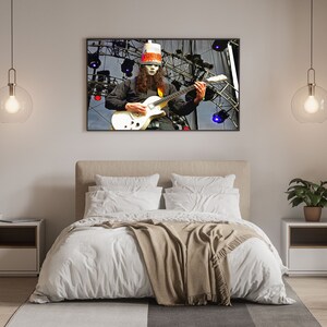 Buckethead Art Real Cotton Canvas Print. Frame Ready for Dorm, Office ...