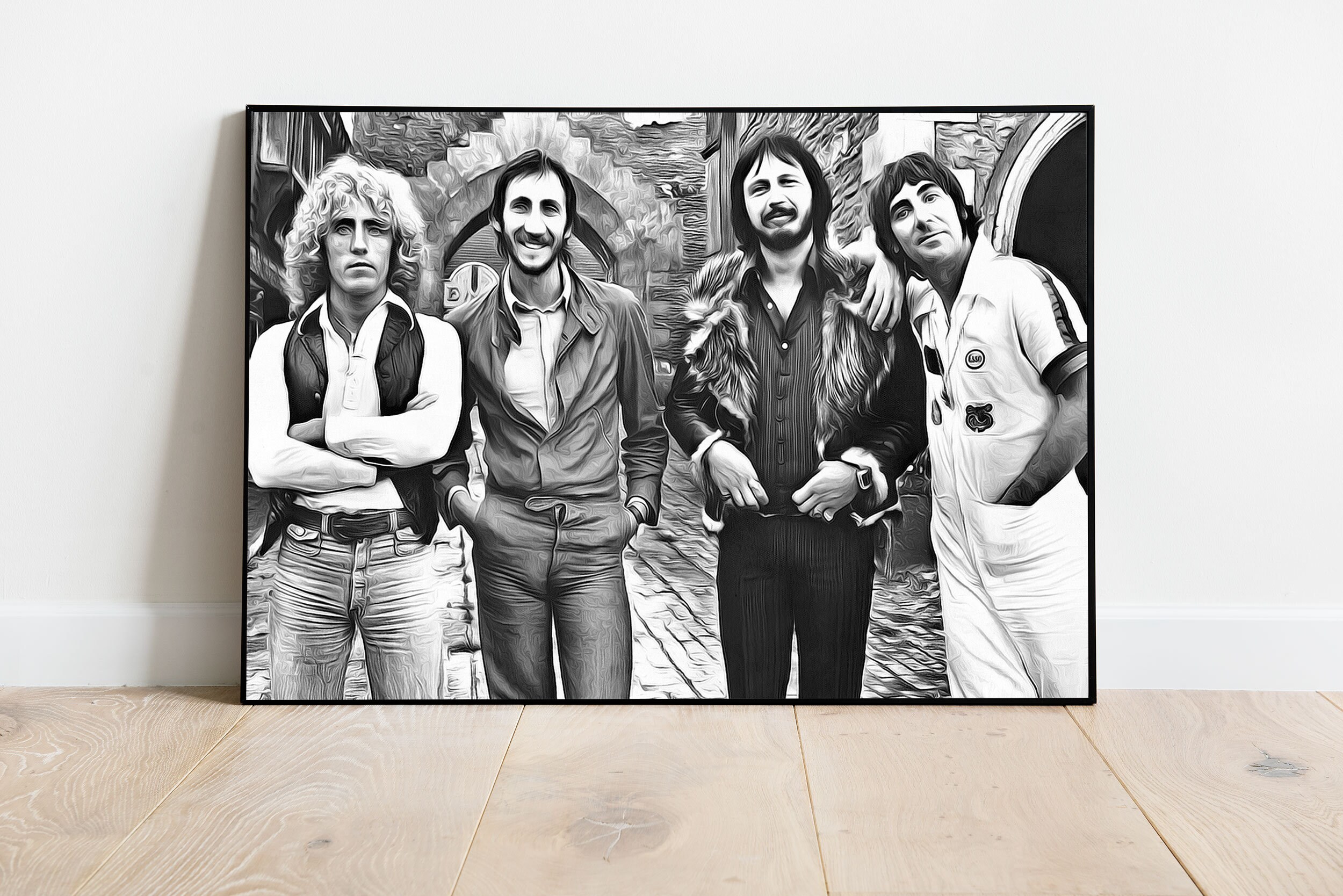 The Who Art Real Cotton Canvas Print. Frame Ready for Dorm - Etsy