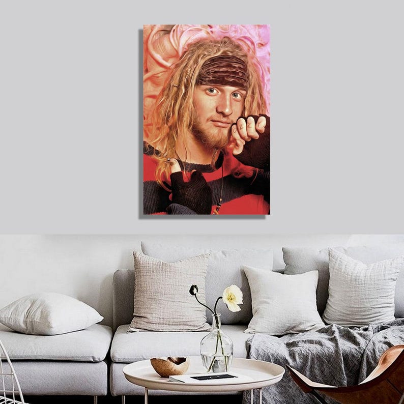 Layne Staley Art Print, Cotton Canvas, Digital Brushstroke Style - Etsy