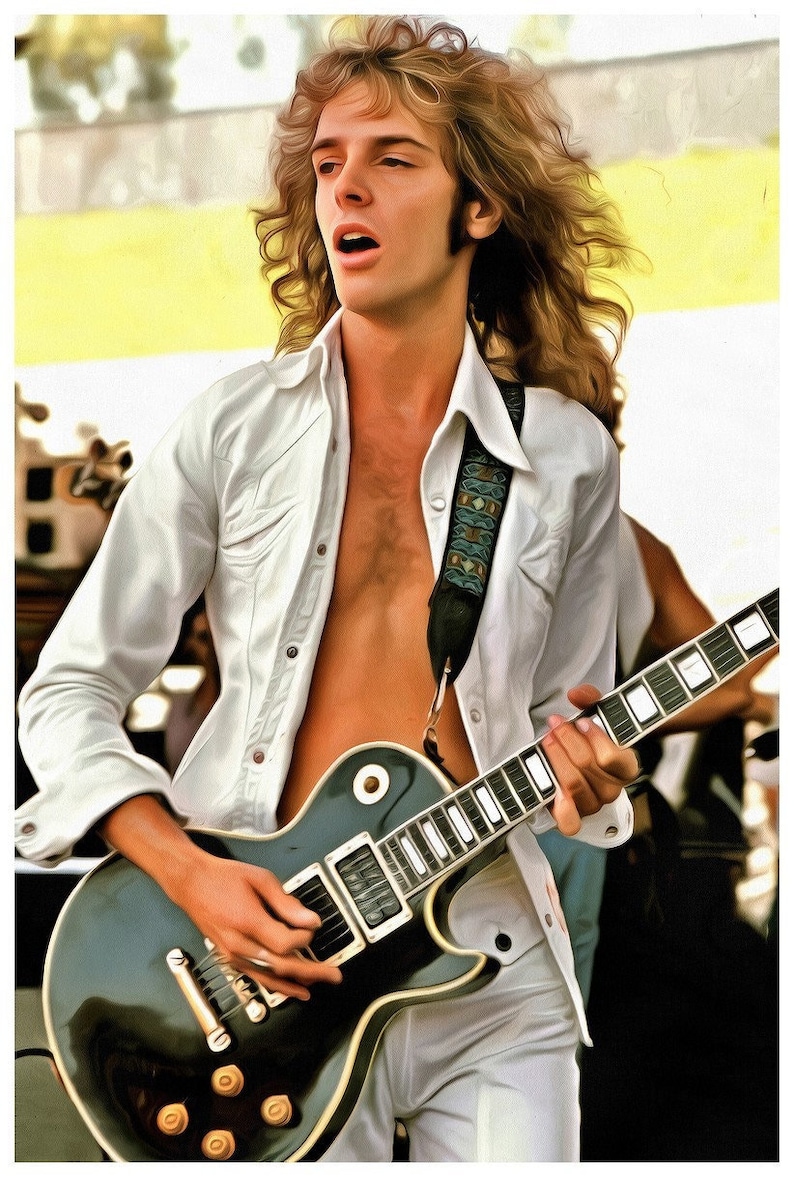 Peter Frampton Art, Real Cotton Canvas Print, Frame Ready - Etsy