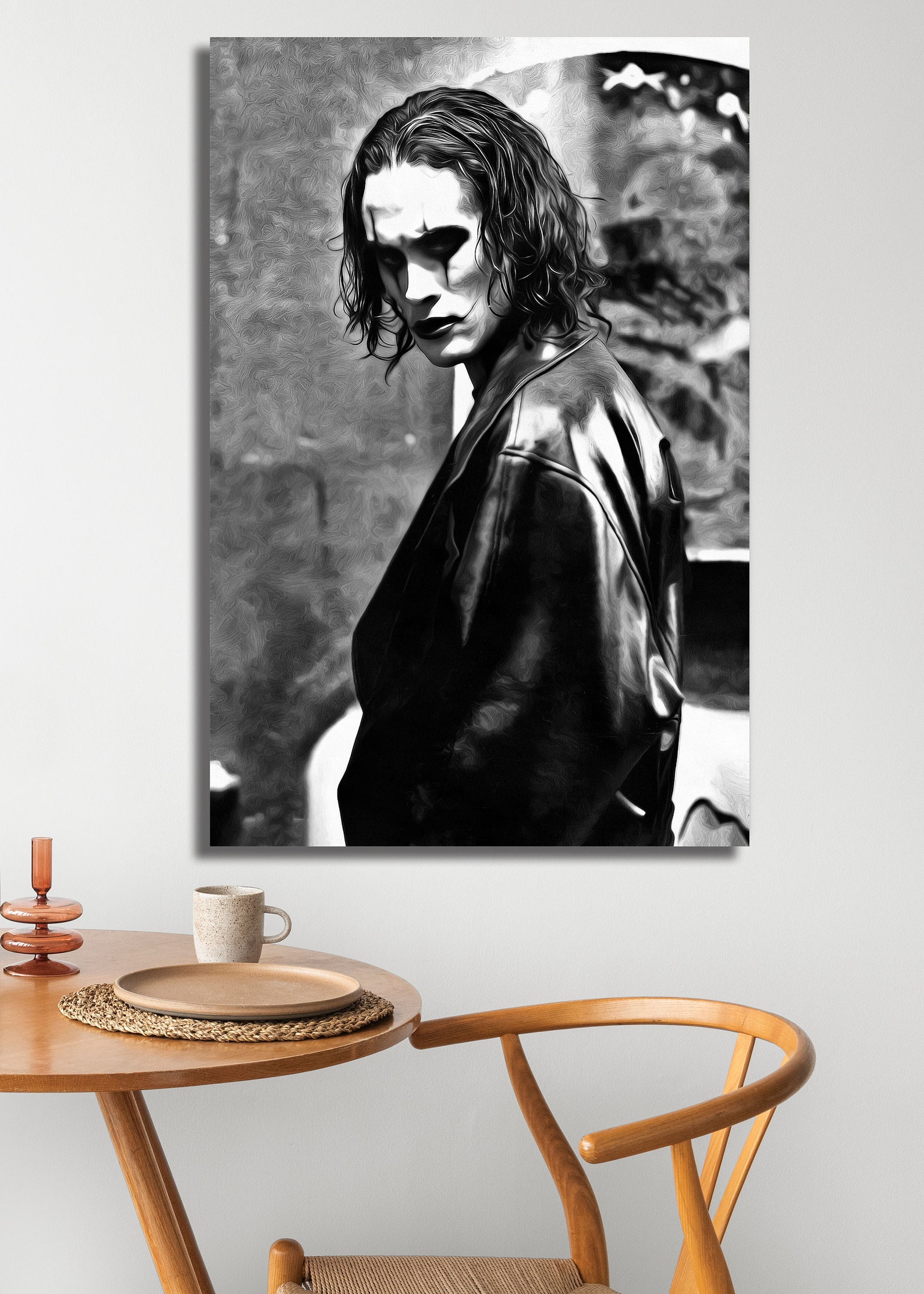 Brandon Lee Real Cotton Canvas Print. Frame Ready for Dorm, Office ...