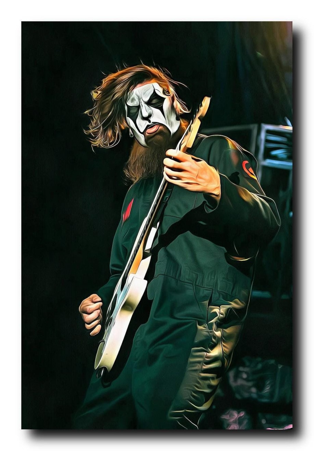 Jim Root Art Real Cotton Canvas Poster Print. Frame Ready for Dorm ...