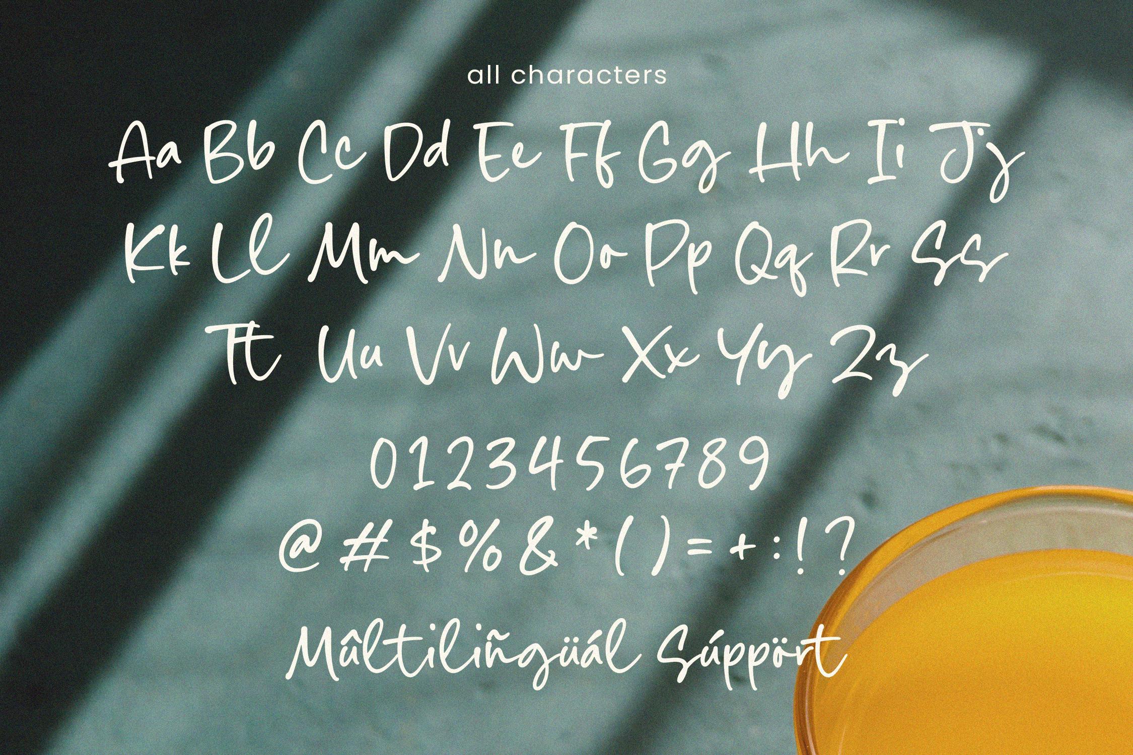 Mustard Nebula Font: Handwritten Script for Cricut & Canva - Etsy