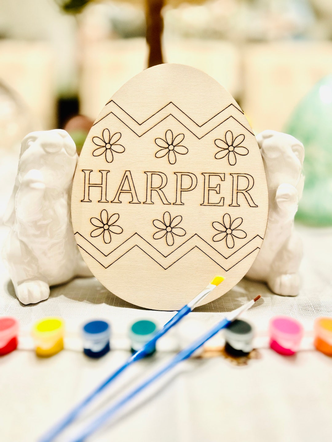 Personalized Easter Egg Craft Kit - Etsy
