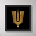Golden Hindu Tilak Sign, God Tirupati Balaji Venkatesh Symbol,lucky ...