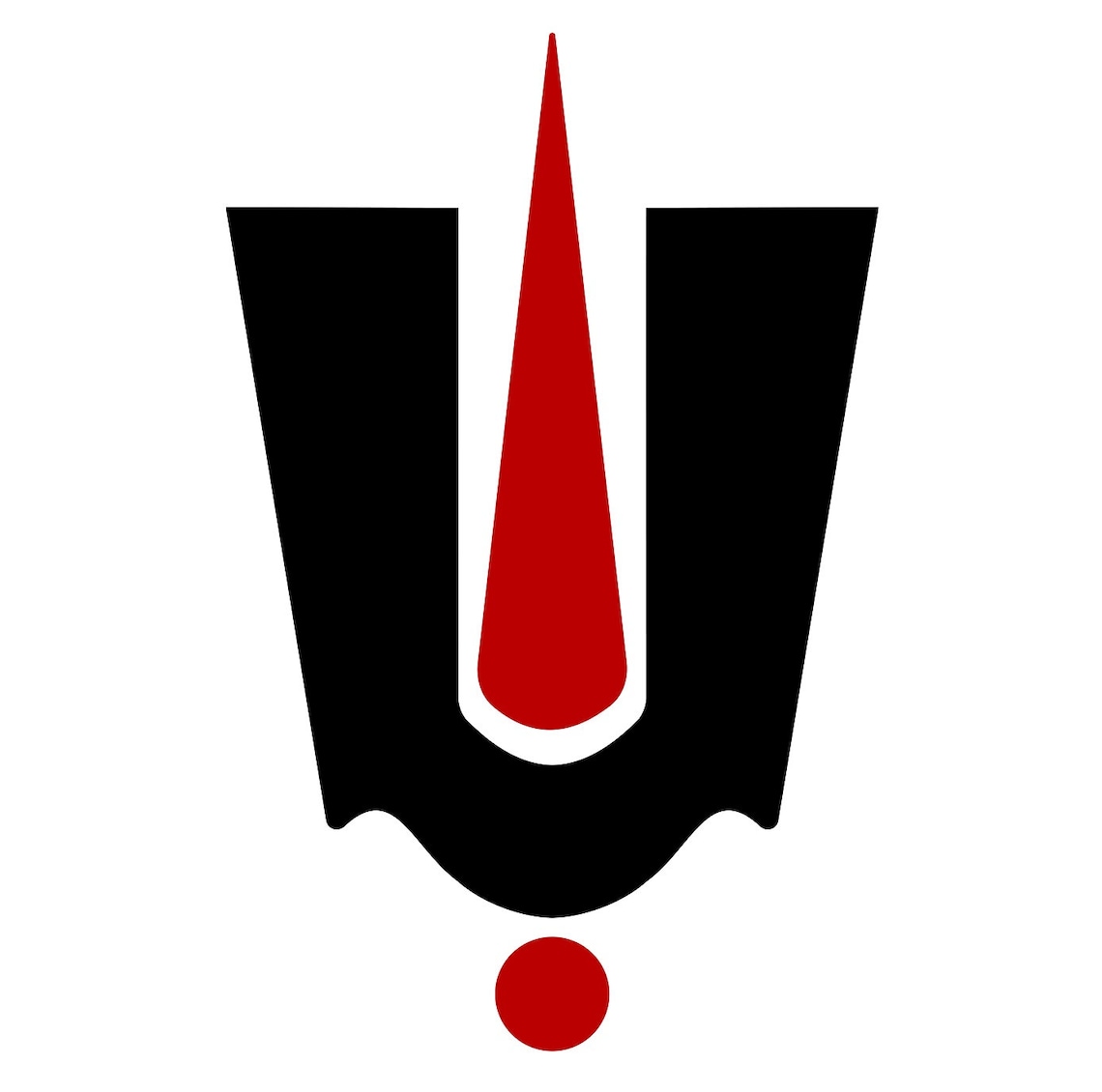 Hindu Tilak Symbol, God Tirupati Balaji Venkatesh Tilak Sign, SVG ...