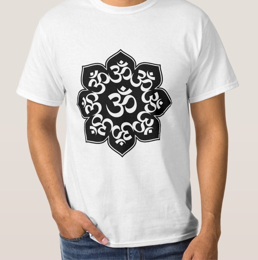 Spiritual Lotus OM, Vector Cricut Svg, Hinduism, Om, Indian, India ...