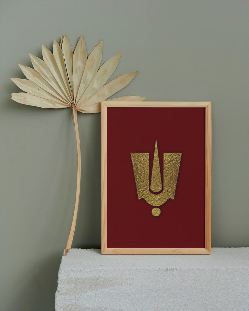 Golden Hindu Tilak Sign, God Tirupati Balaji Venkatesh Symbol,lucky ...