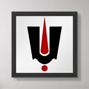 Hindu Tilak Symbol, God Tirupati Balaji Venkatesh Tilak Sign, SVG ...