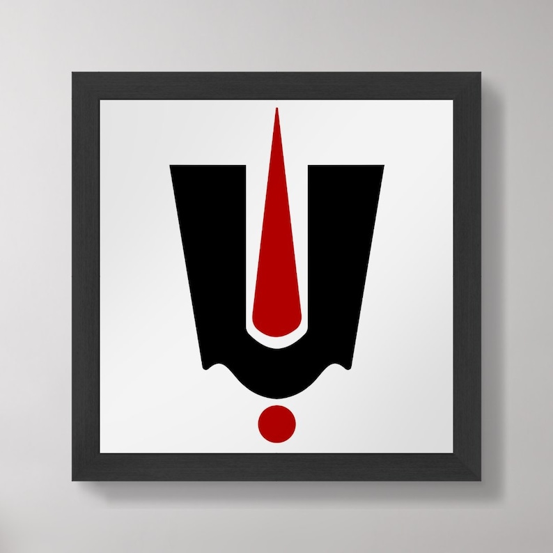 Hindu Tilak Symbol, God Tirupati Balaji Venkatesh Tilak Sign, SVG ...