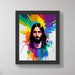 Colorful Jesus Color Splash Painting Style Design, Vector, Christian ...